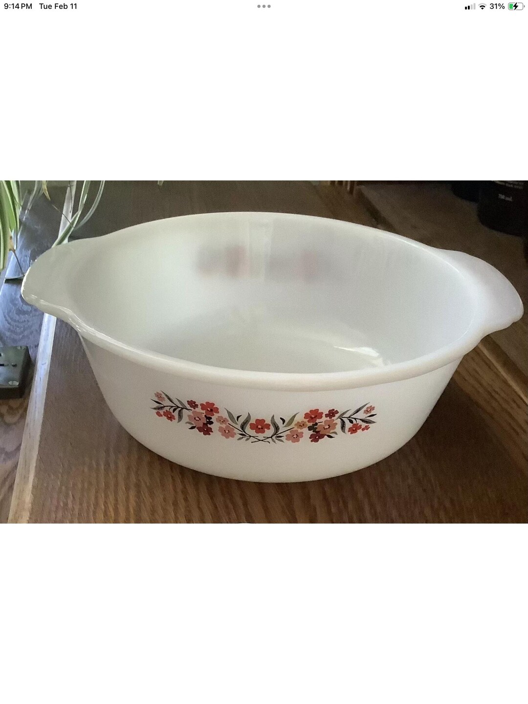 Vintage Anchor Hocking Fire King "primrose" Limited Edition 2qt ...