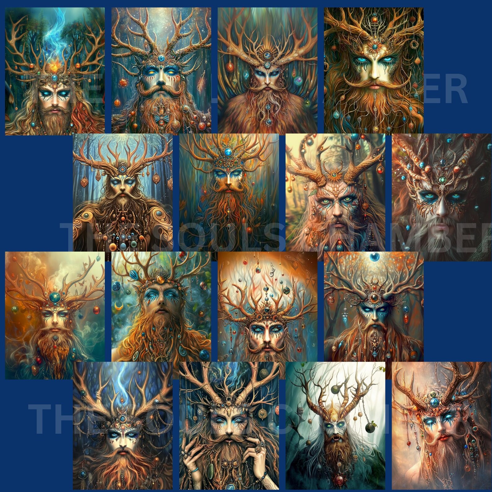 Forest Fae Ephemera: Pan Nature Collage, Junk Journal, ATC (digital ...