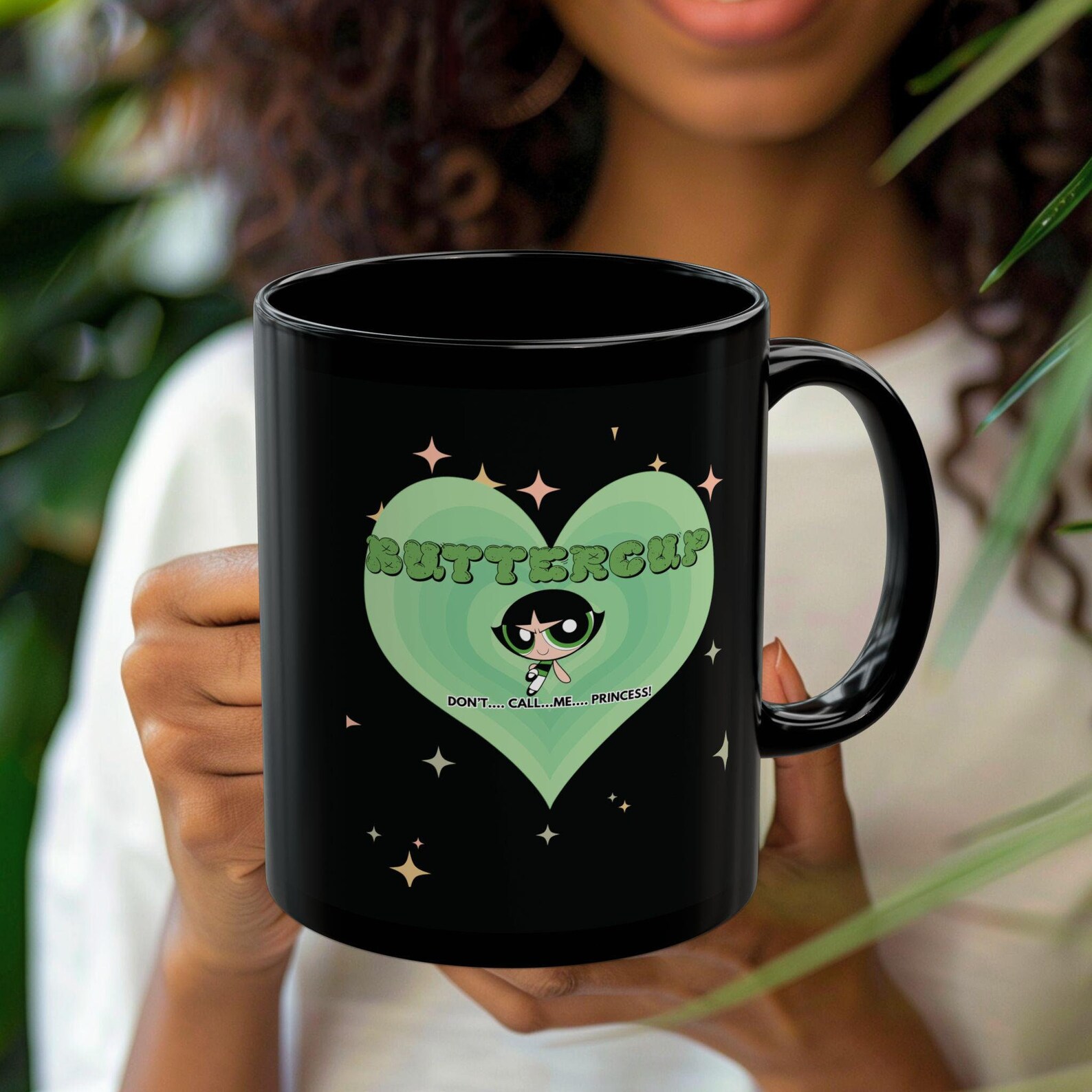 Power Puff Girls Heart Mug| Powerpuff Girl | Buttercup Powerpuff Girl ...