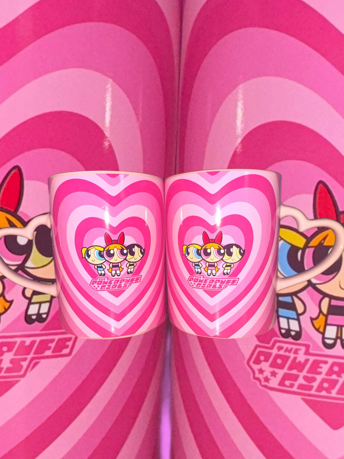 Power Puff Girls Heart Mug , Power Puff Girls, Preppy Aesthetic ...