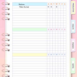 Pastel Digital Planner, Minimalist Digital Planner, Undated Planner PDF ...