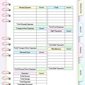Pastel Digital Planner, Minimalist Digital Planner, Undated Planner PDF ...