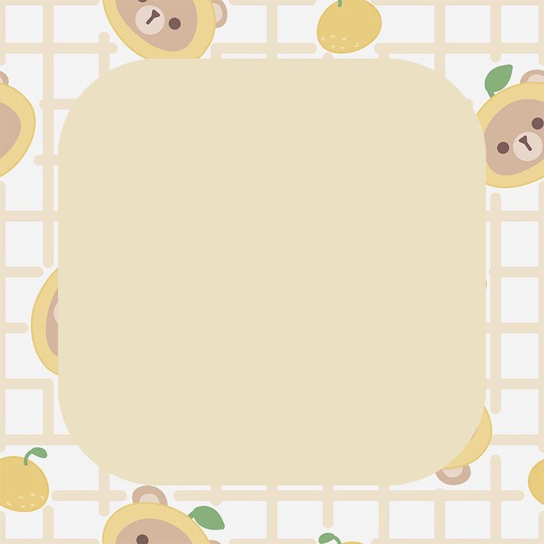 Printable Kawaii Yellow Bear Post-it Notes, Kawaii Sticky Notes for ...