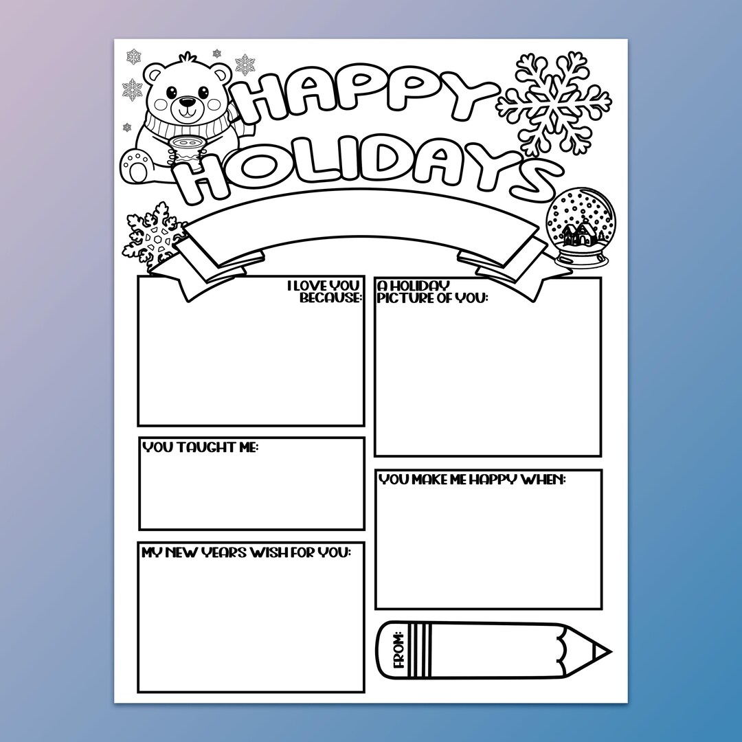 Teacher Appreciation Holiday Card, Happy Holidays Teacher Card ...