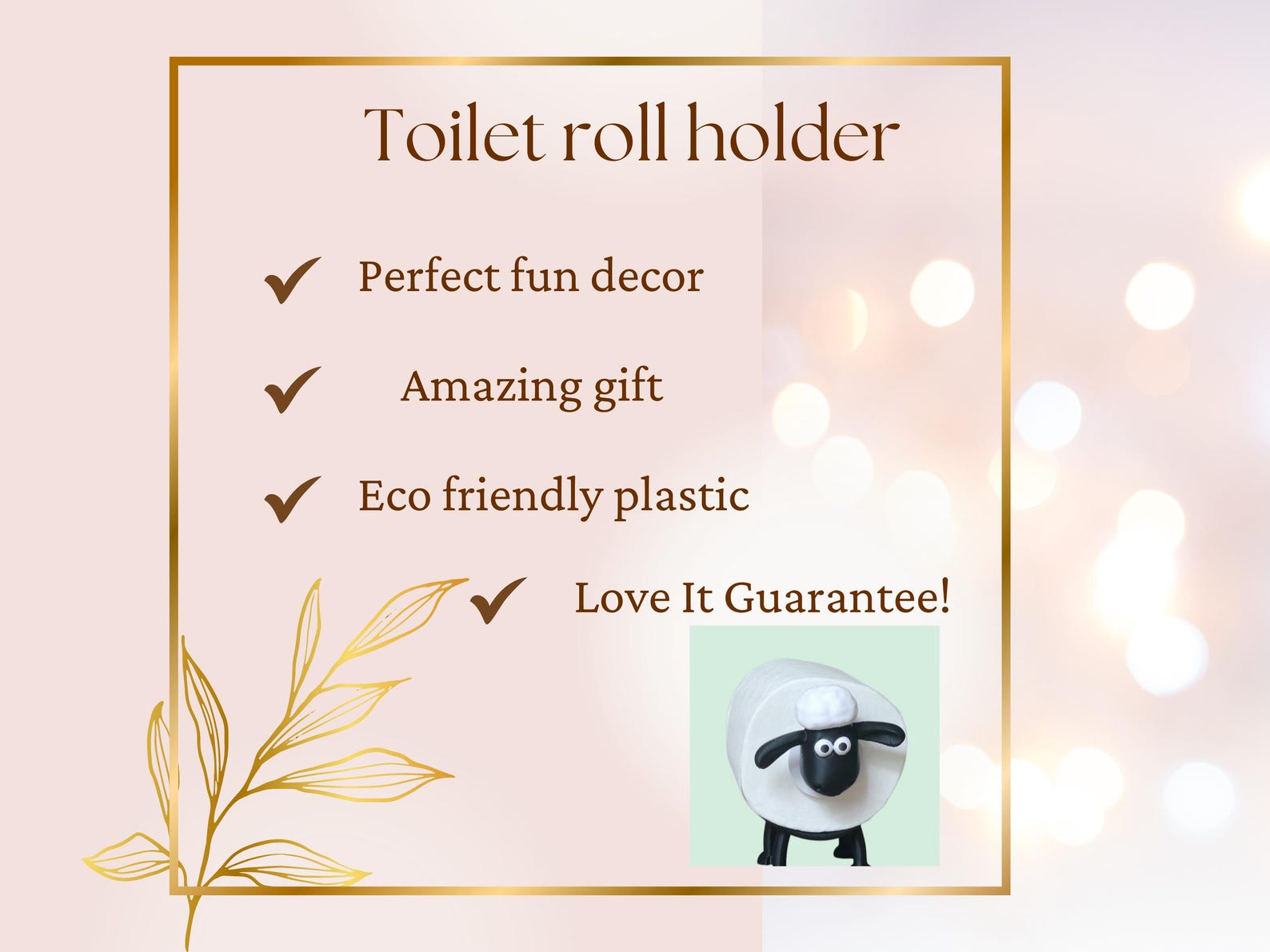 Sheep Toilet Roll Holder Funny Toilet Paper Holder Free Standing ...