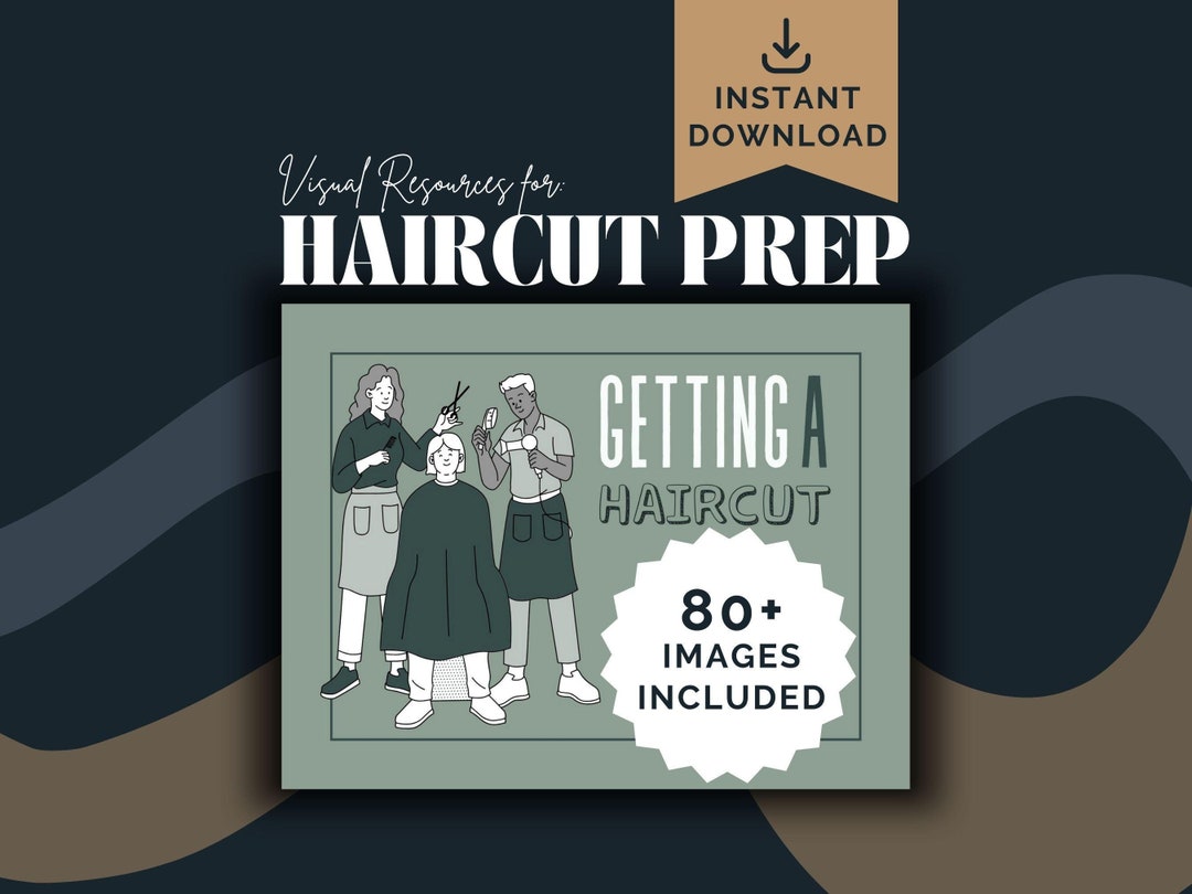 Haircut Preparation Visual Aid Social Narrative/story for Disabilities ...