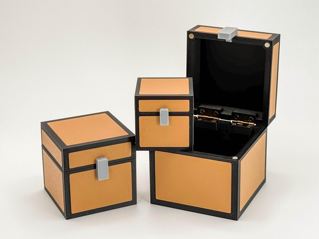 Minecraft-inspired Square Storage Box Available in Three Sizes - Etsy