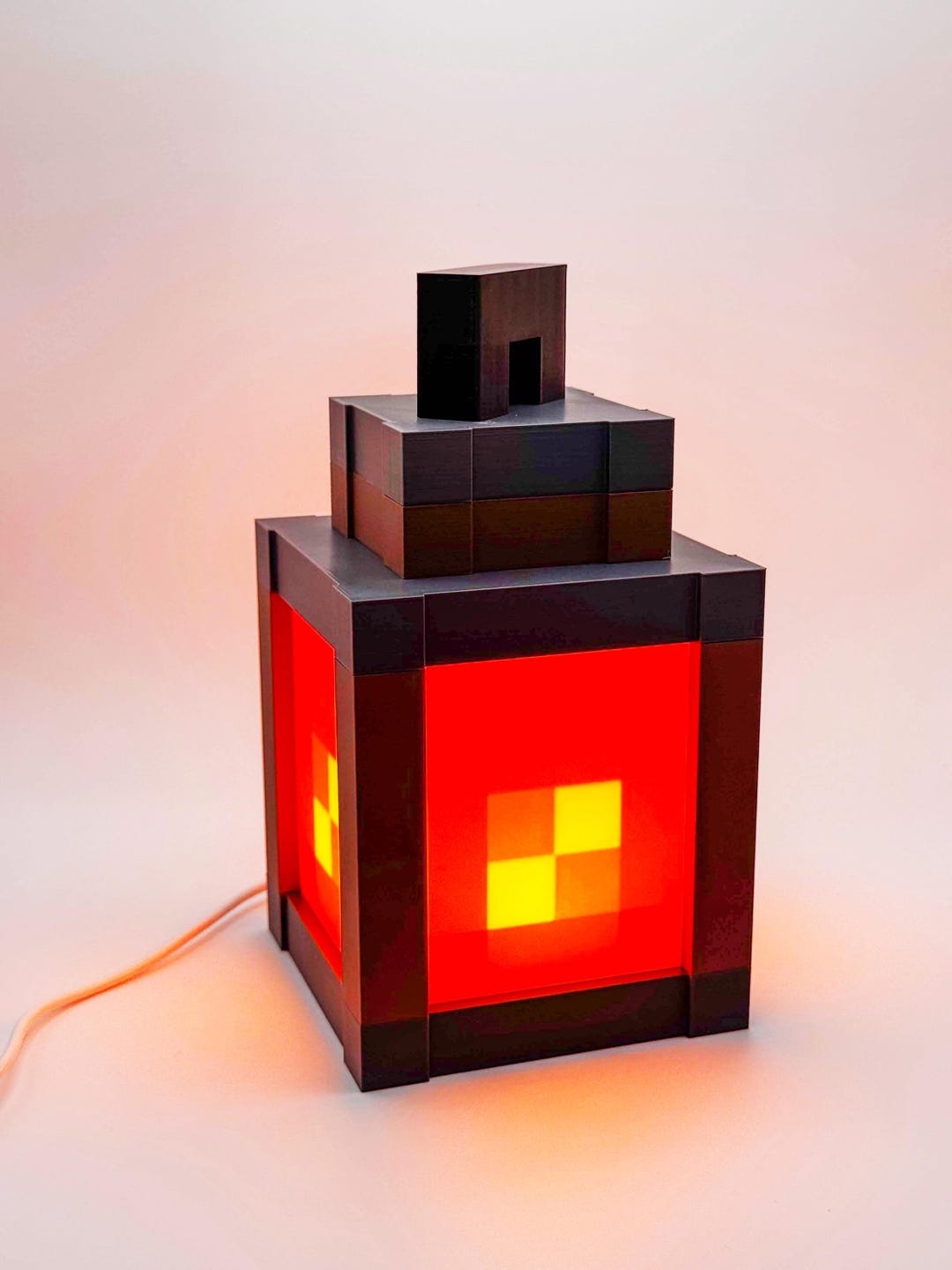 Minecraft-inspired Lantern - 3D Printed Decorative Light Block ...