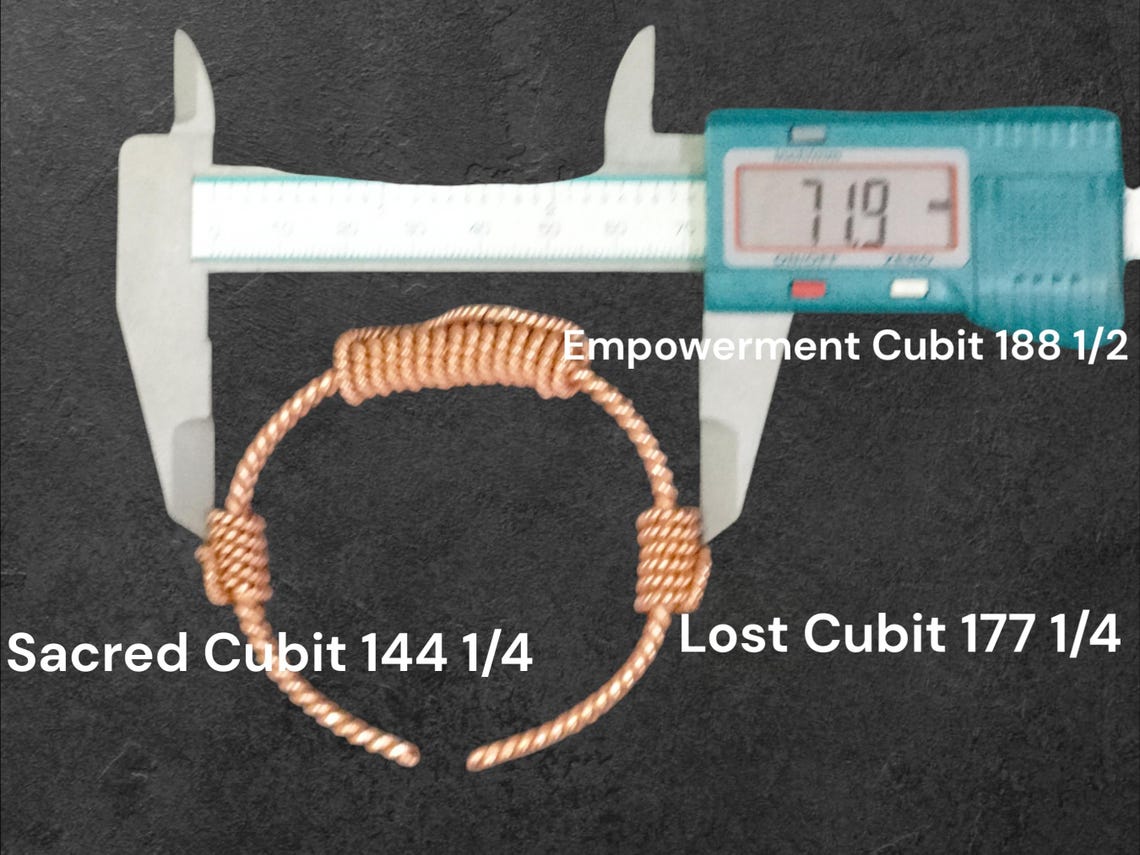 Tensor Bracelet Sacred Cubit 144 Lost Cubit 177 Empowerment Cubit 188 ...