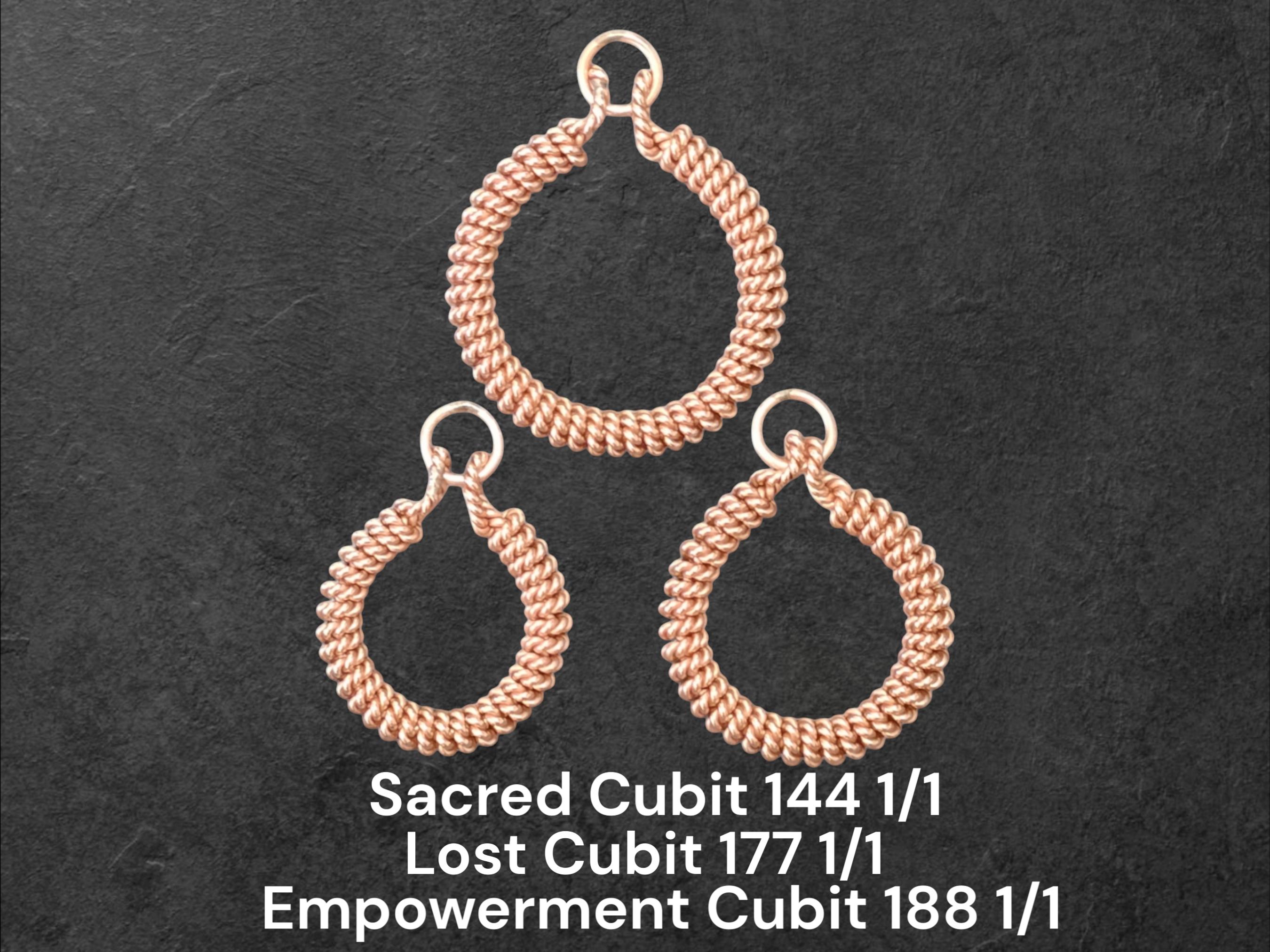 Tensor Ring Acuvac Pendant Sacred Cubit 144 1/1 Lost Cubit 177 1/1 ...