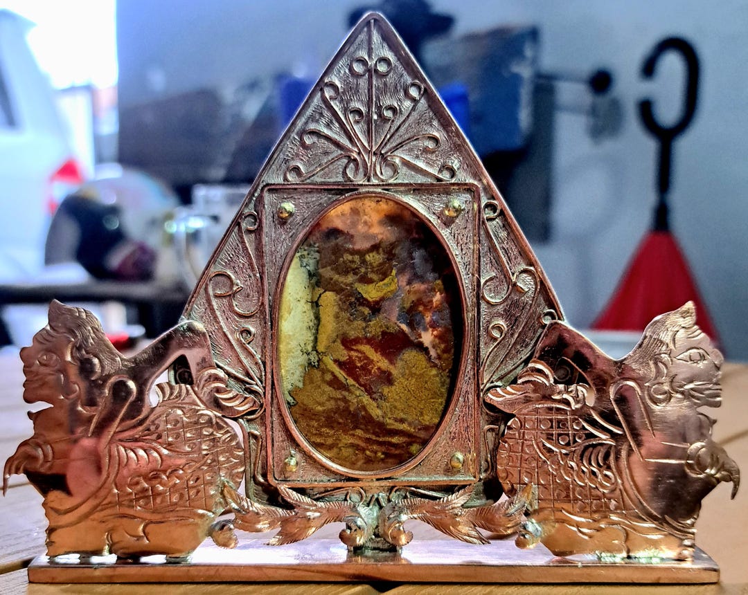 Natural Jasper Person Image Semar Figure Wayang Java Extreme Rare ...