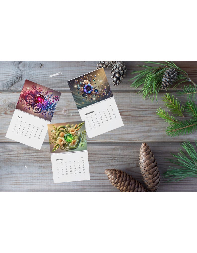 Wall Calendars 2025 Beautiful and Unique Christmas Gift, Holiday Home ...