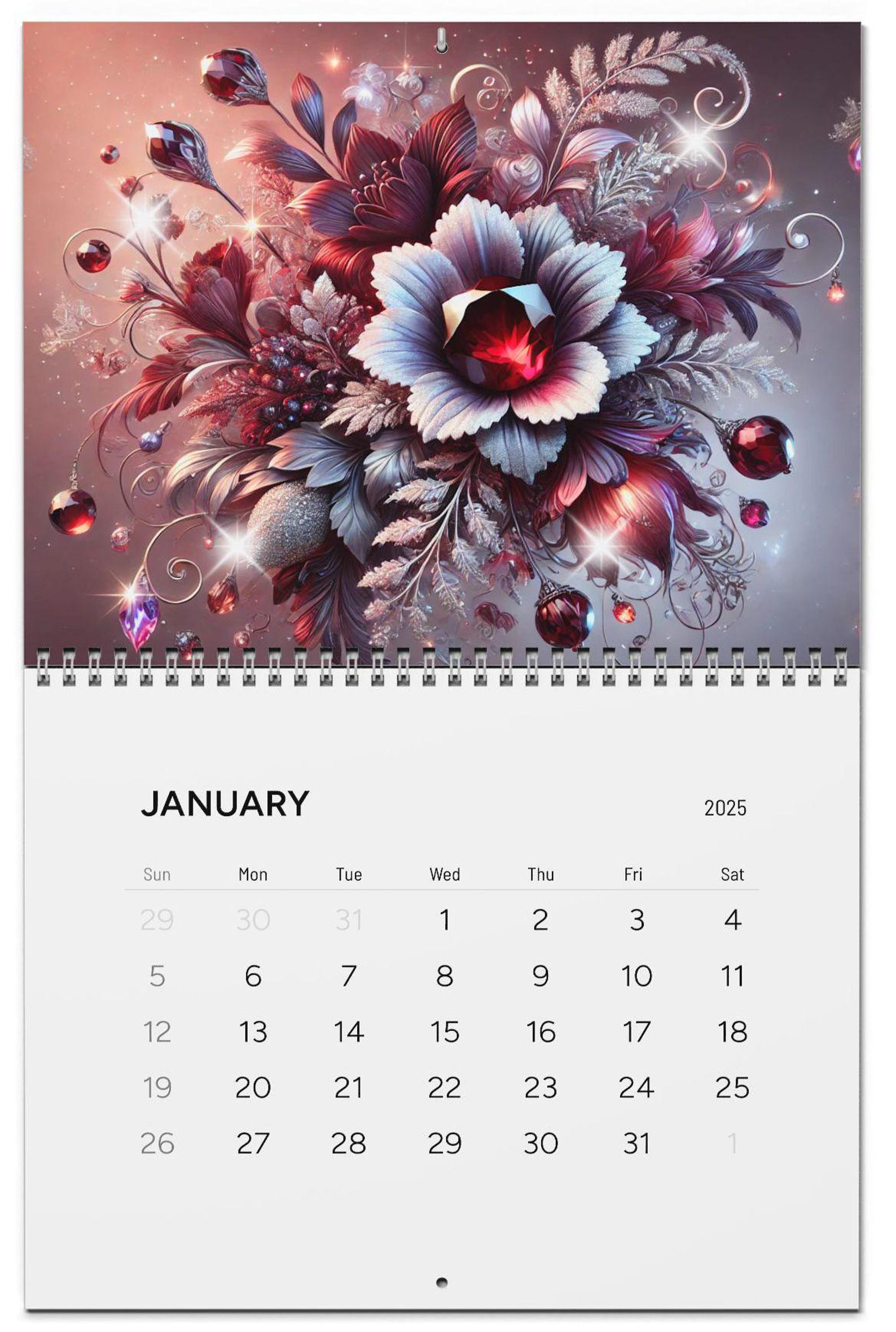 Wall Calendars 2025 Beautiful and Unique Christmas Gift, Holiday Home ...