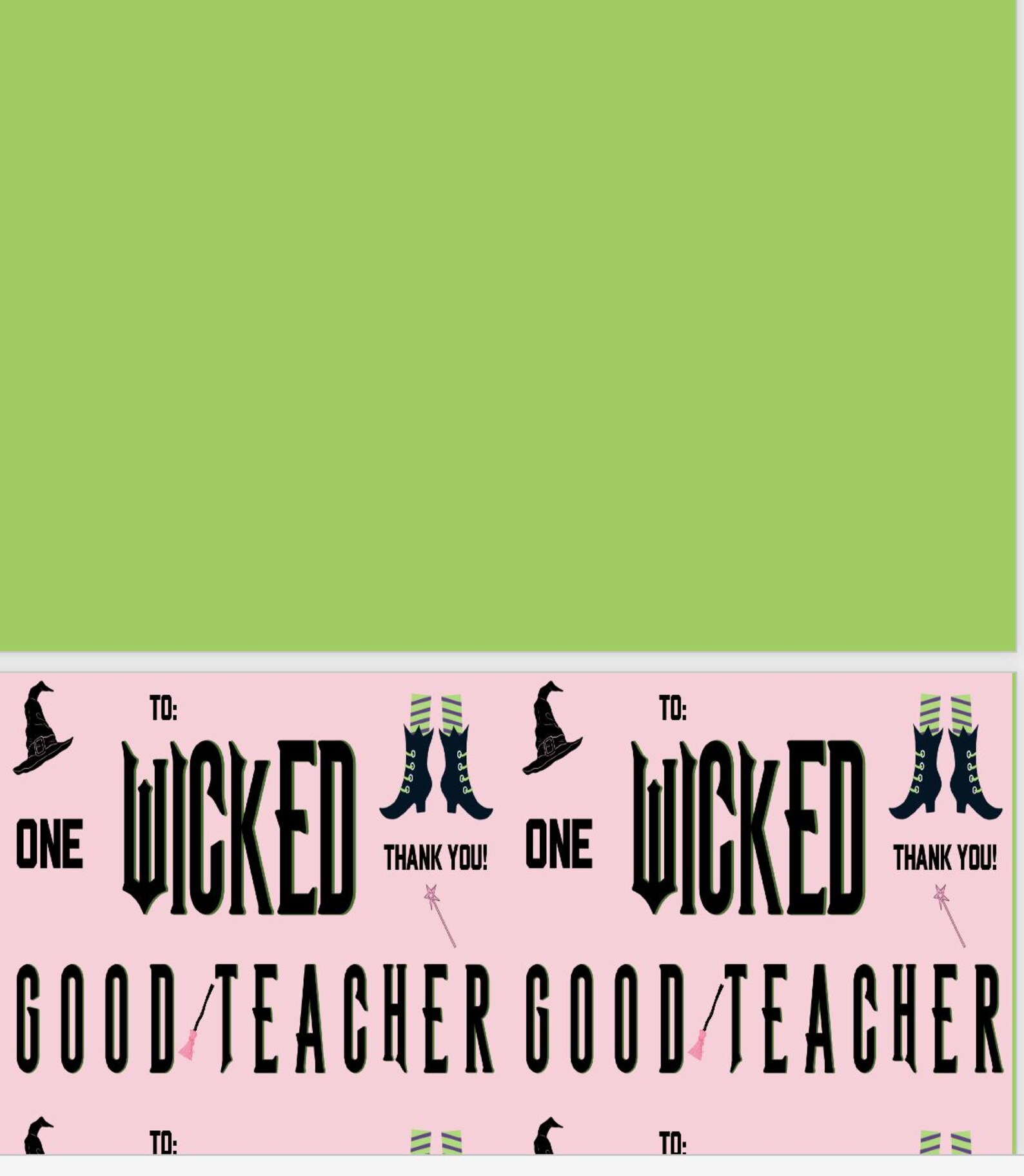 Wicked Good Teacher Appreciation Printable Tag - Etsy