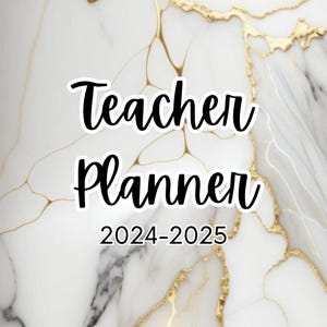 Marble Digital Teacher Planner 2024-2025 - Etsy