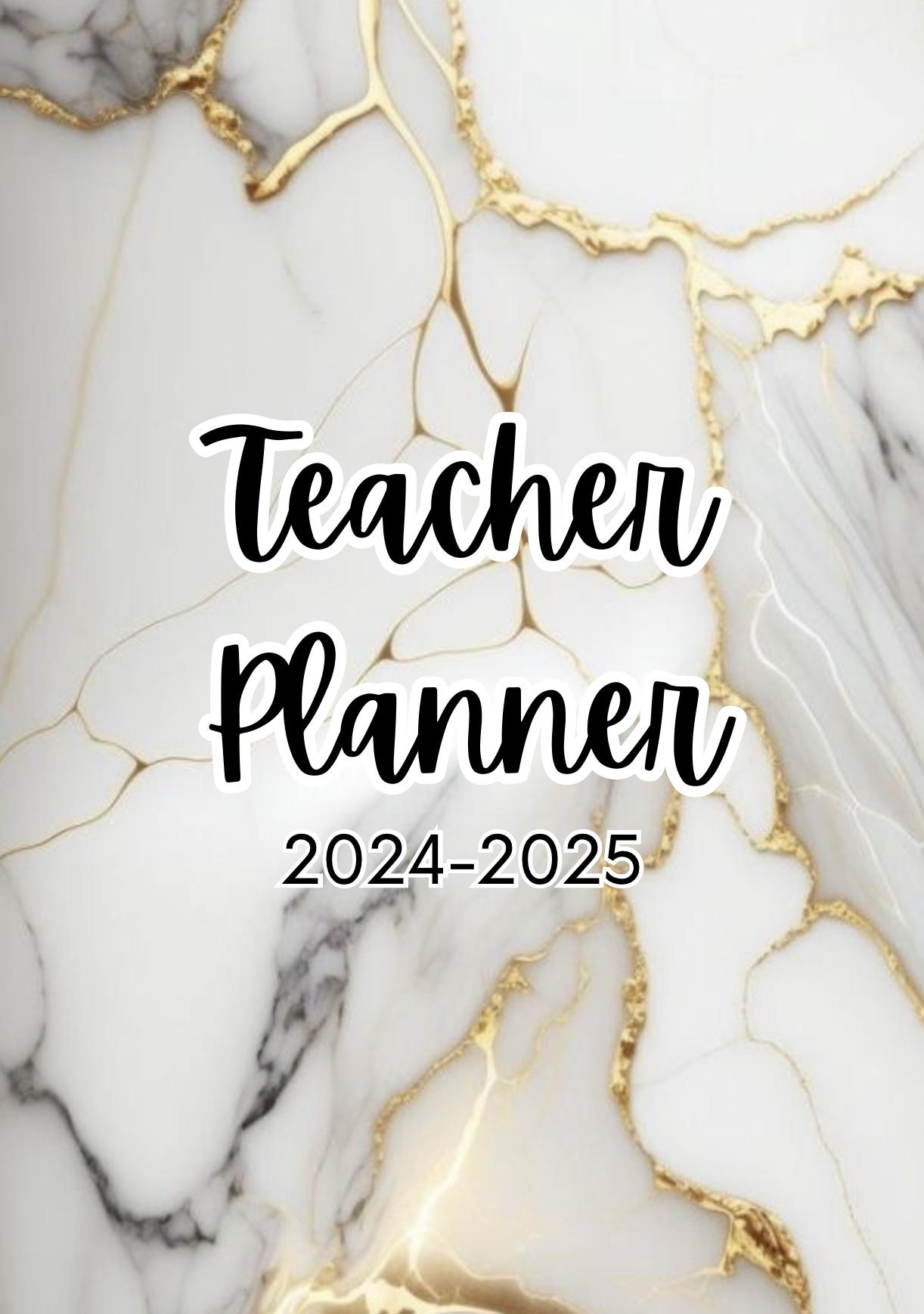Marble Digital Teacher Planner 2024-2025 - Etsy