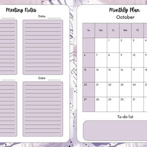 Pastel Purple Digital Teacher Planner 2024-2025 - Etsy
