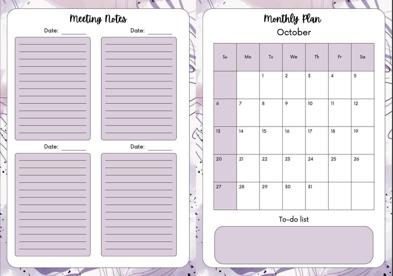 Pastel Purple Digital Teacher Planner 2024-2025 - Etsy