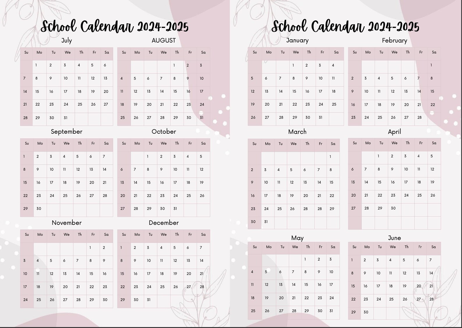 Patel Pink Digital Teacher Planner 2024-2025 - Etsy