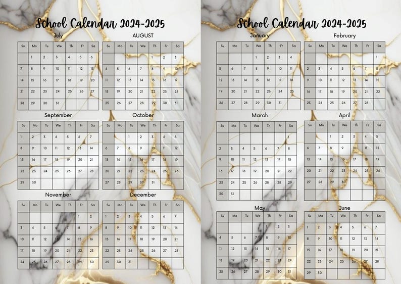 Marble Digital Teacher Planner 2024-2025 - Etsy