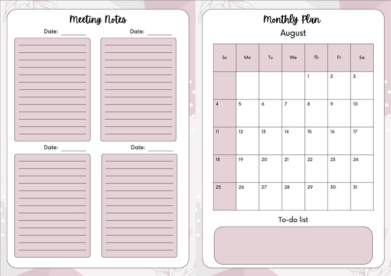 Patel Pink Digital Teacher Planner 2024-2025 - Etsy