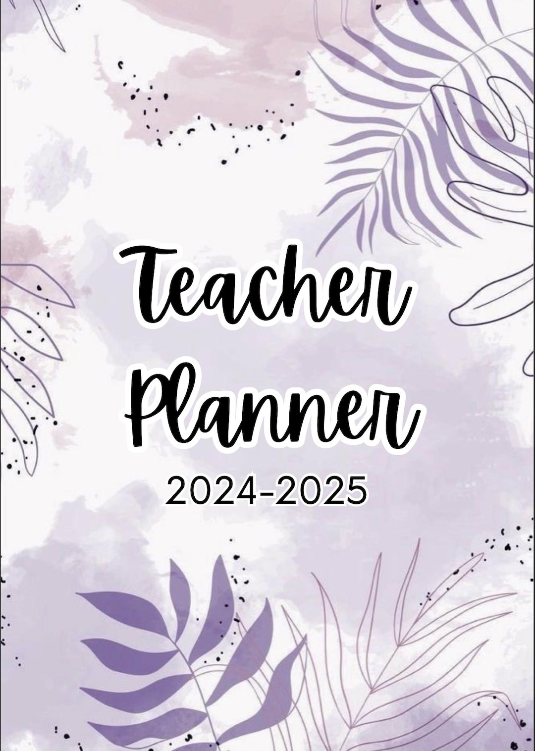Pastel Purple Digital Teacher Planner 2024-2025 - Etsy