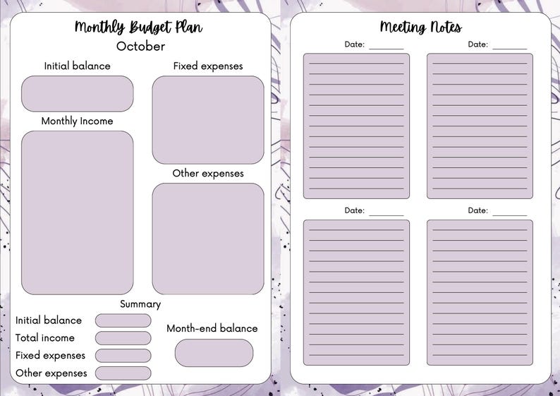Pastel Purple Digital Teacher Planner 2024-2025 - Etsy