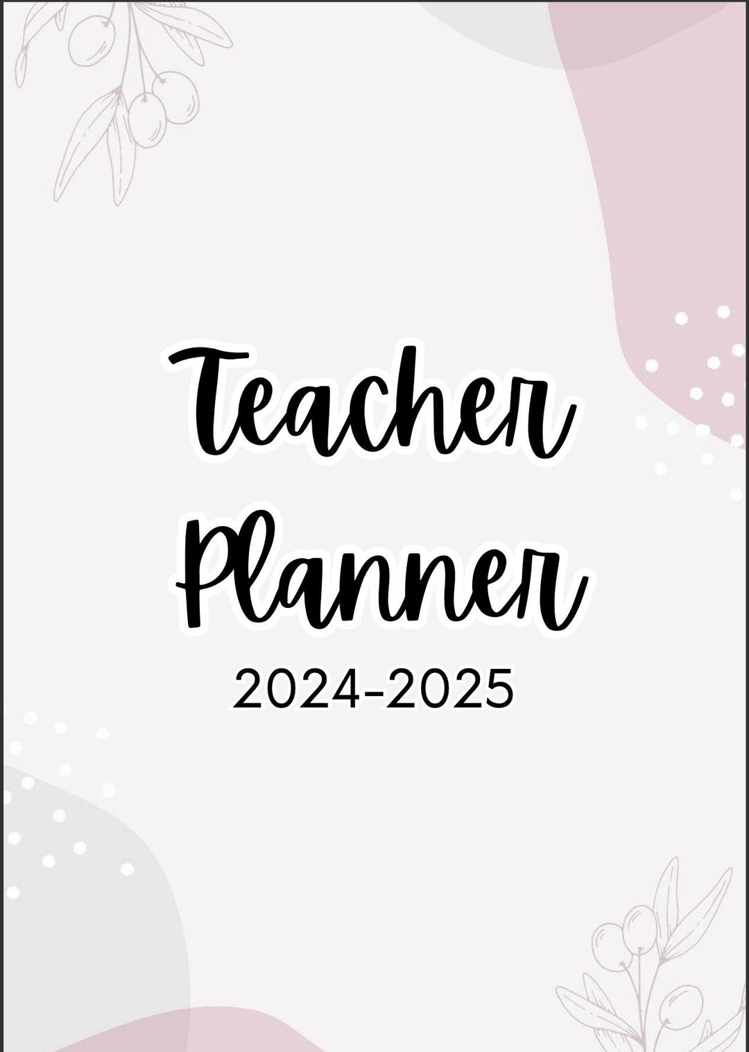 Patel Pink Digital Teacher Planner 2024-2025 - Etsy