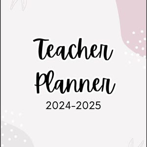 Patel Pink Digital Teacher Planner 2024-2025 - Etsy