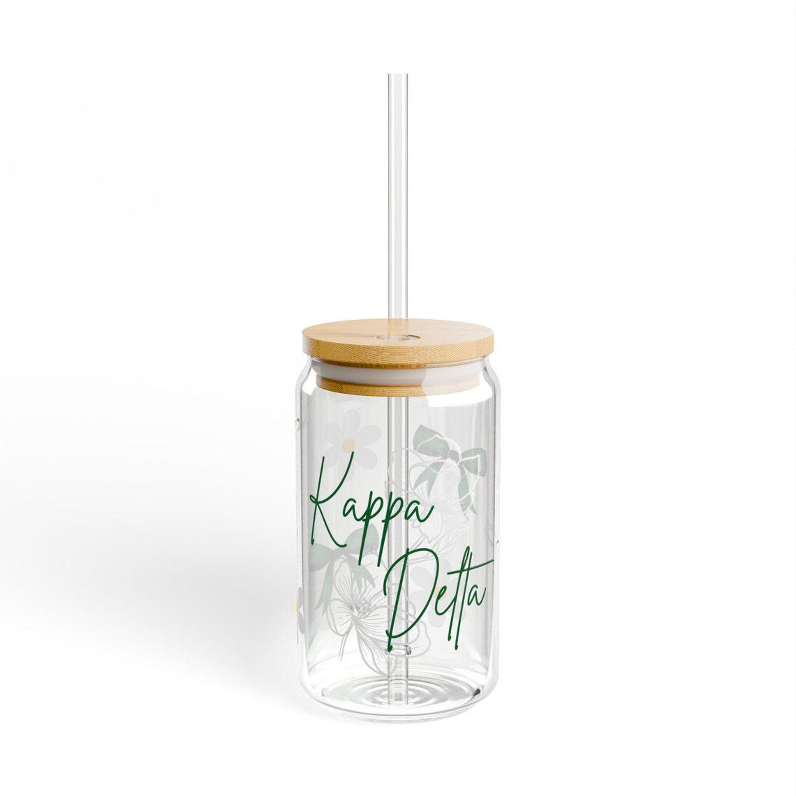 Kappa Delta Sorority Cup Kappa Delta Glass Cup KD Sorority Glass ...