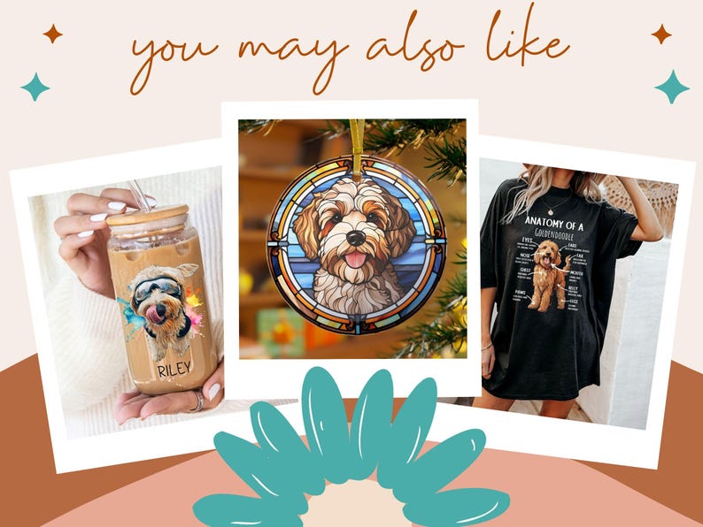 Christmas Goldendoodle Gift, Dog Ornament Doodle Cavapoo Maltipoo ...