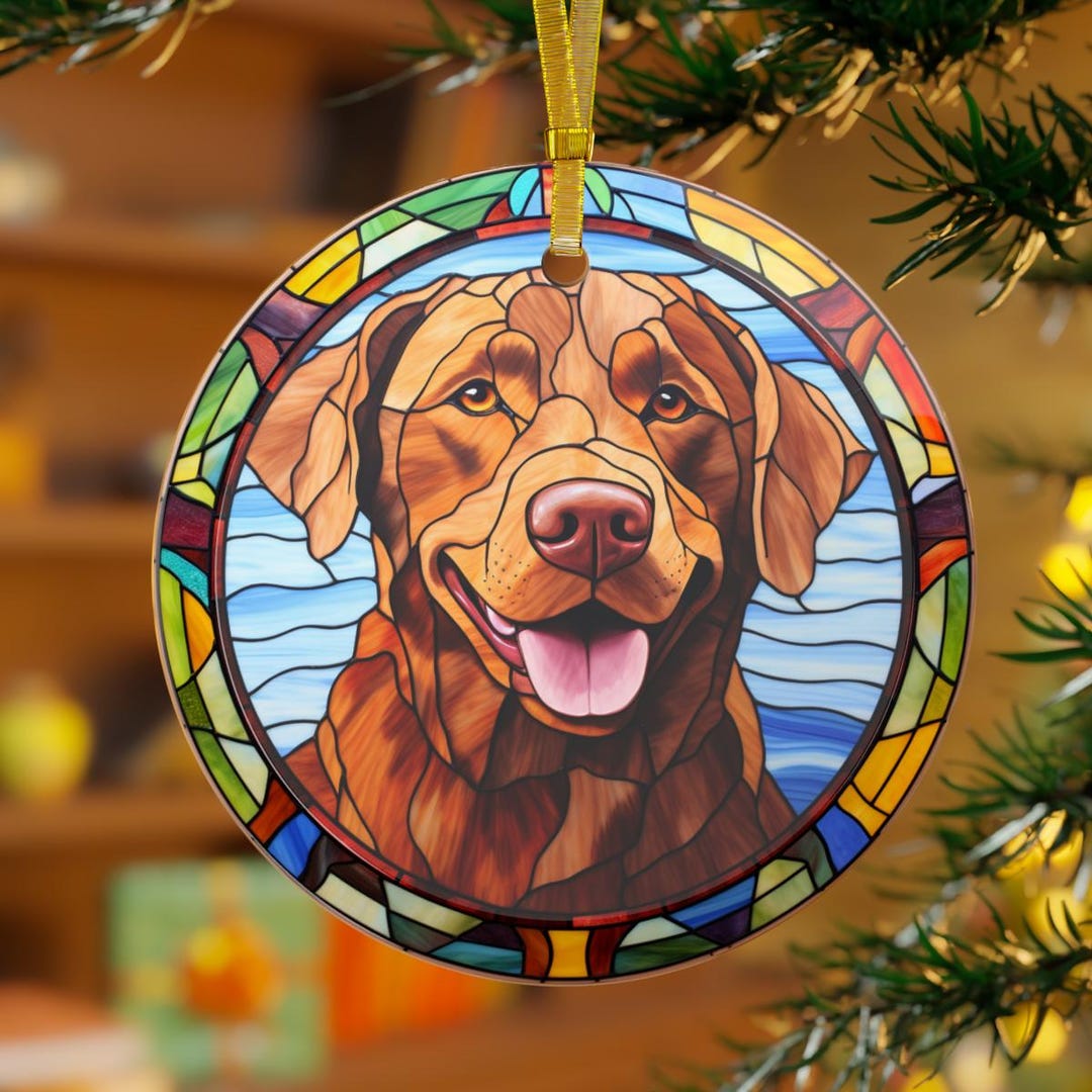 Chocolate Labrador Gift, Brown Lab Dog Ornament, Labrador Mom ...