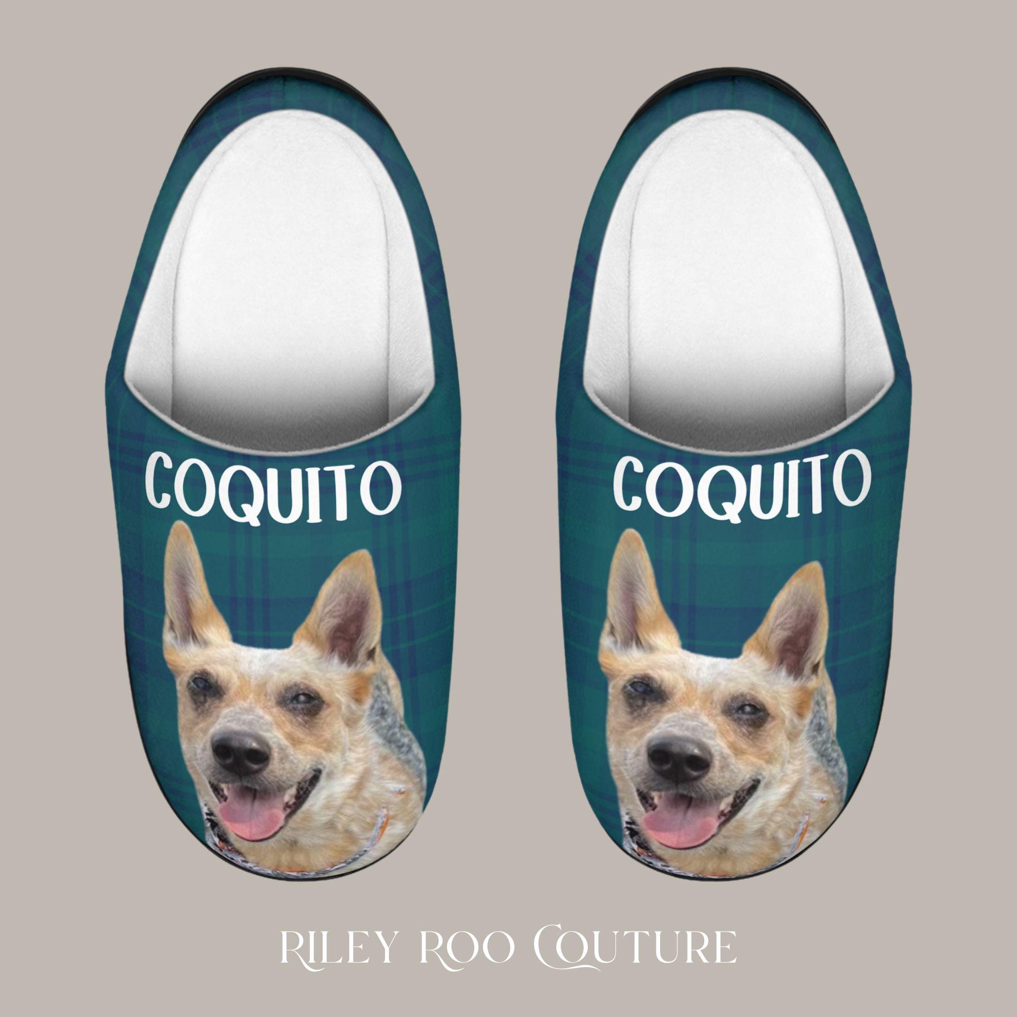 Personalised Slippers With Your Photo, Custom Pet Slippers, Fluffy ...