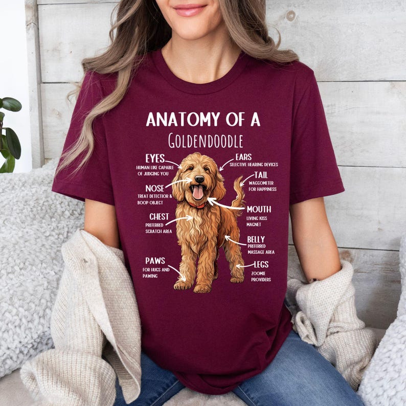 Goldendoodle Gifts Christmas Present, Funny Goldendoodle Unisex Shirt ...