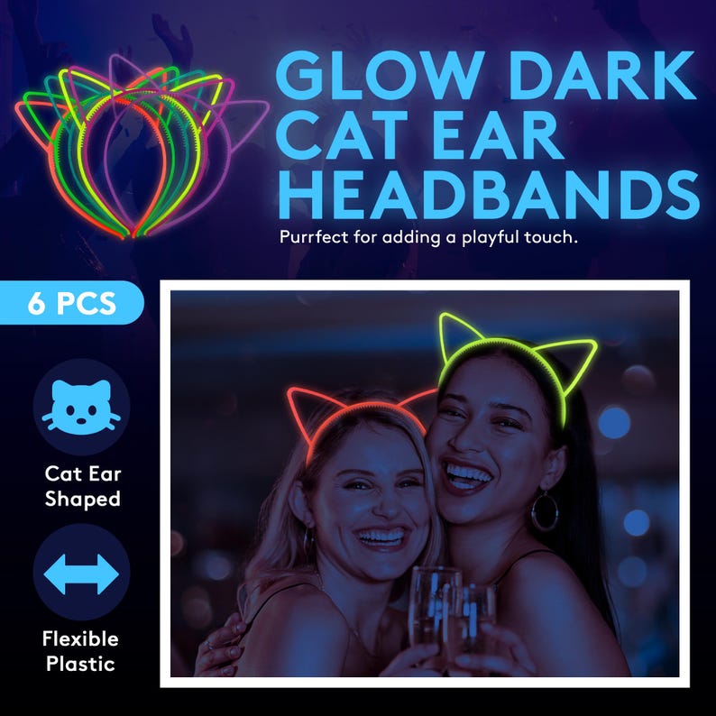 Complete UV Glow Party Pack for 12 GLOW UP Your Next Event With Our ...