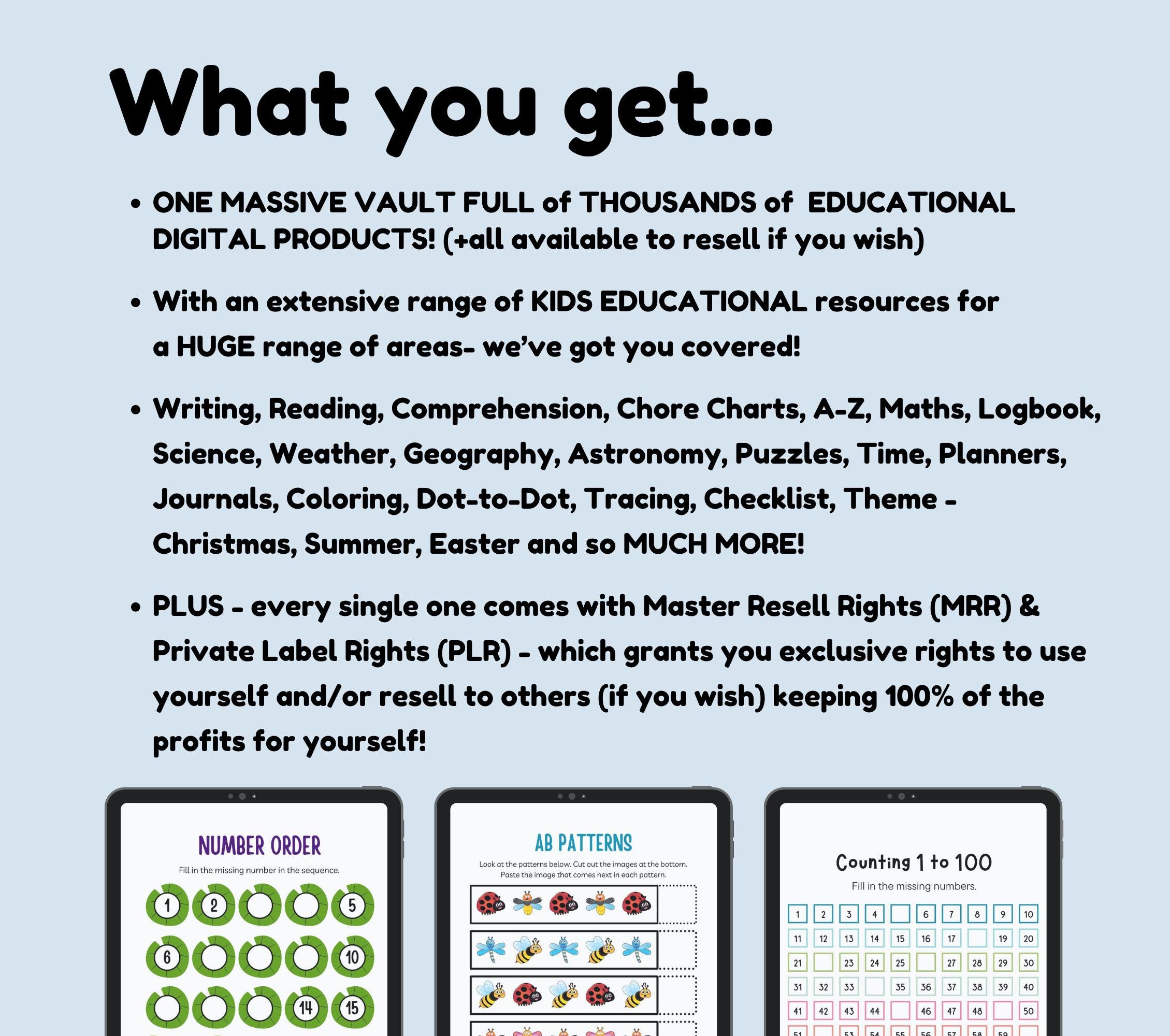 Preschool Pre-k Kindergarten Learning Bundle Worksheets for Kids ...