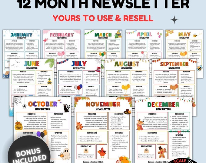 Christmas December Classroom Newsletter, Daycare Newsletter Canva ...