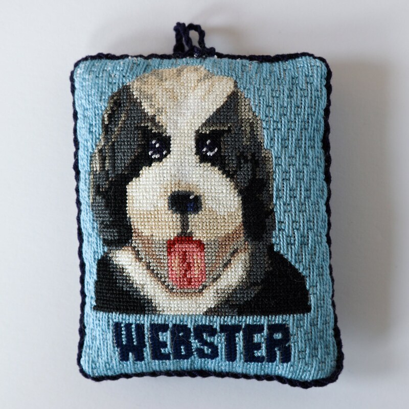 Dog Needlepoint - Etsy