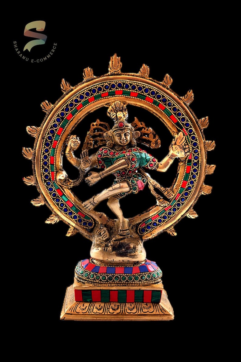 Brass Nataraja Statue | Lord Shiva Dancing | Traditional Brass ...