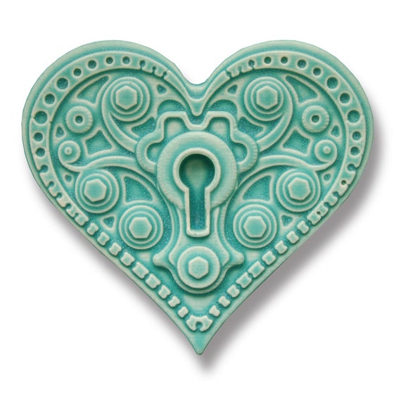 Heart With Keyhole Drawing