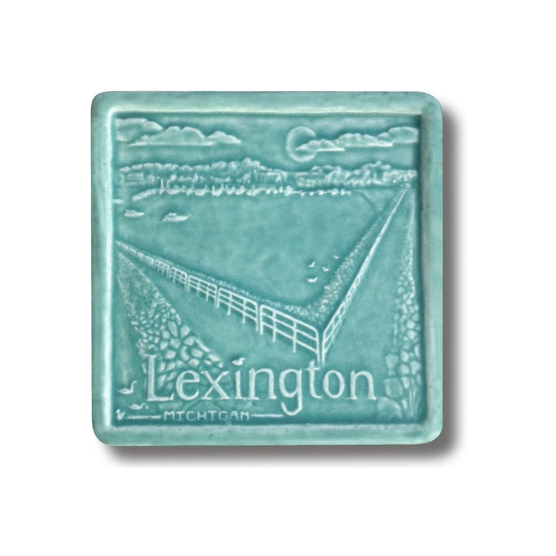 Lexington Michigan Thumb Art Tile Wall Art Inspiratin Cottage Core ...