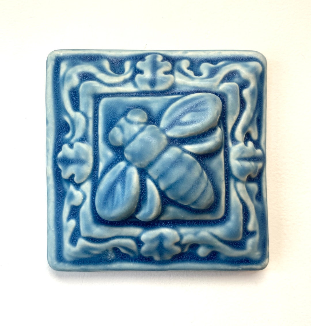 Bee Floral Tile - Etsy