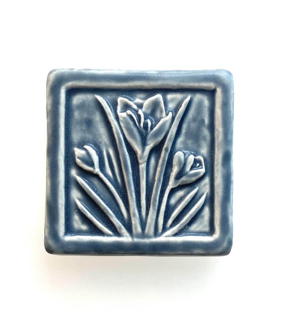 Crocus Tile, Spring Flower Tile, Accent Tile, Ceramic Wall Tile, Shower ...
