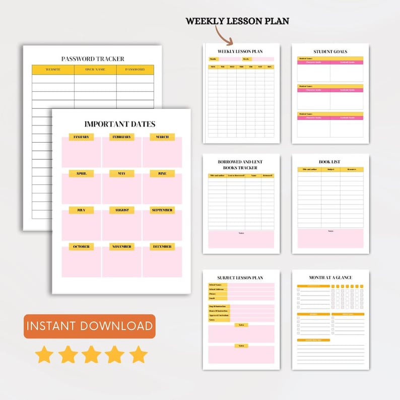 Ultimate Homeschool Organization Kit | Weekly Planner + Teacher's Guide ...