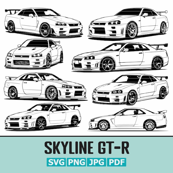Papercraft Nissan Skyline - Etsy