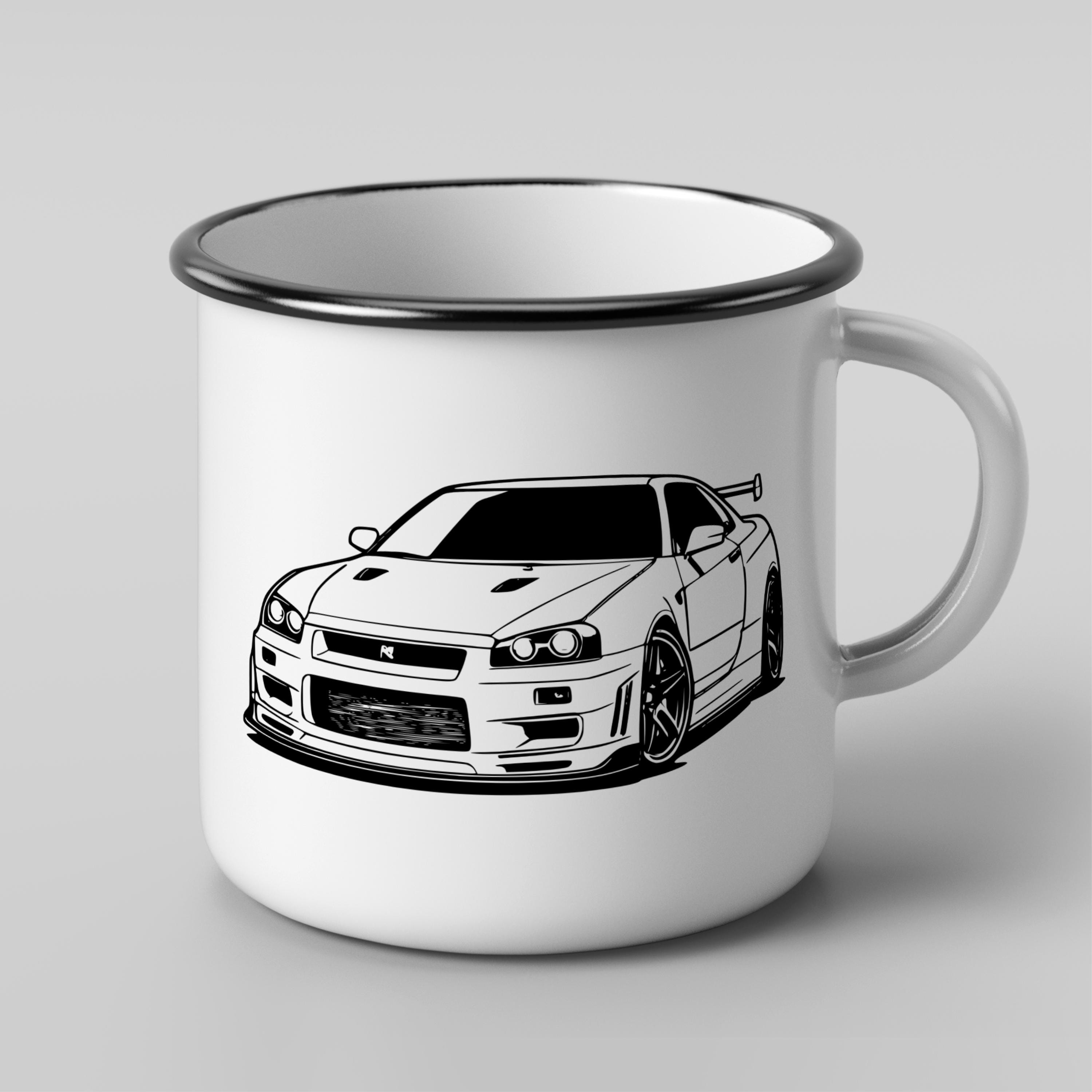 Skyline GT-R R34 SVG Bundle | Iconic Skyline GTR R34 Designs | Sports ...