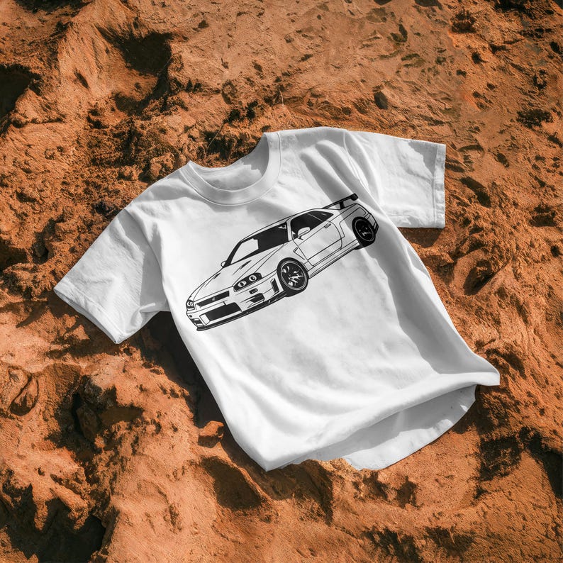 Skyline GT-R R34 SVG Bundle | Iconic Skyline GTR R34 Designs | Sports ...