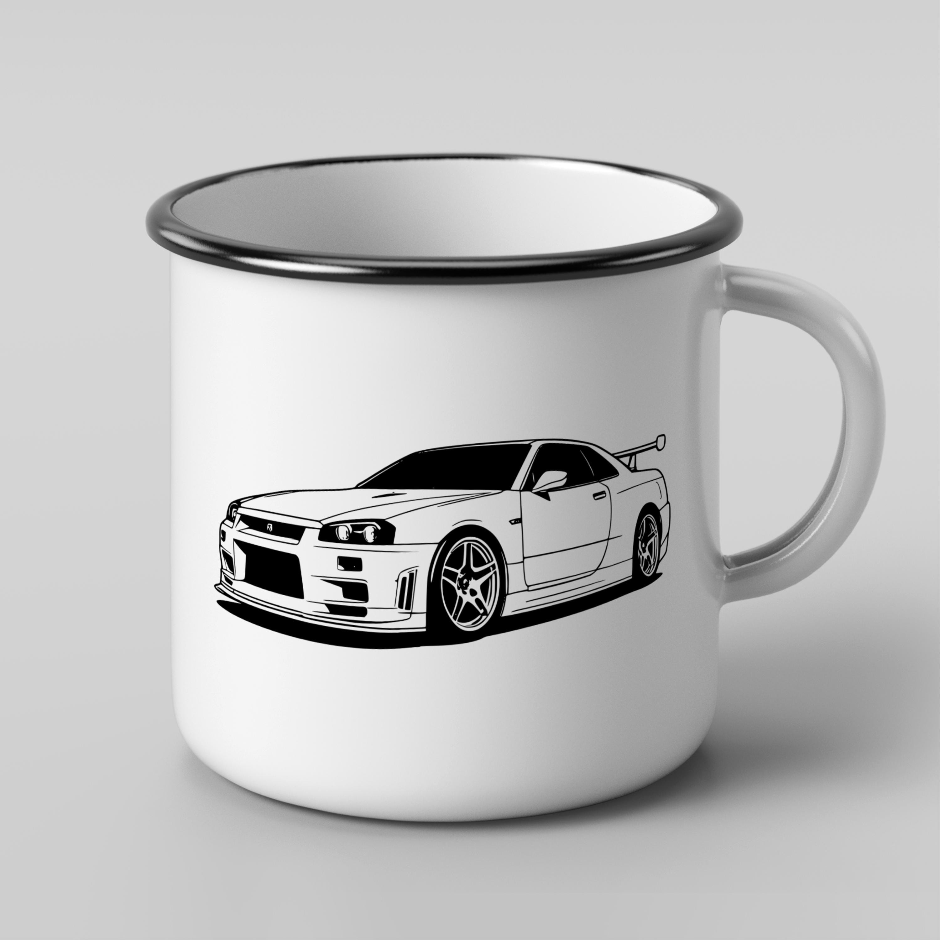 Skyline GT-R R34 SVG Bundle | Iconic Skyline GTR R34 Designs | Sports ...