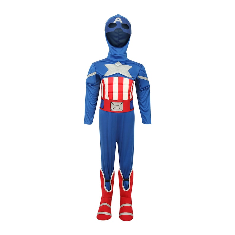 Captain America Costume for Kids - Etsy