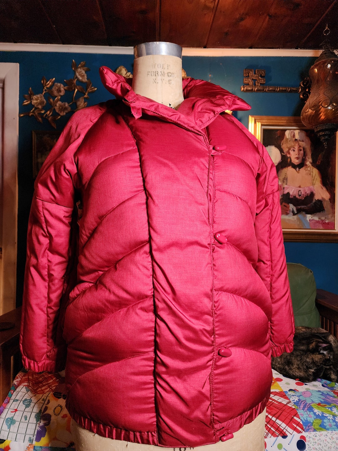 Fox Run 80s 1980s Puffer Down Duck Feather Warm Coat Jacket - Etsy